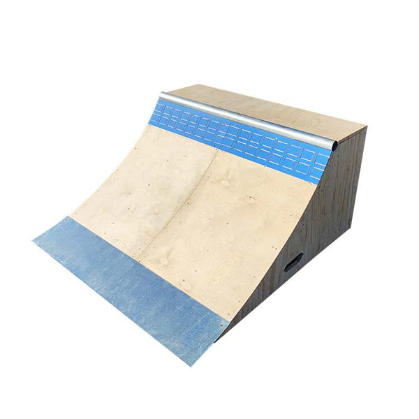 Brad McClain 3ft Blue Tile Quarter Pipe Skateboard Ramp by OC Ramps – SkateBoardRamp